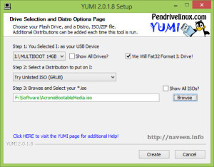 Creating a Bootable USB Drive from Acronis True Image ISO - Naveen's Blog